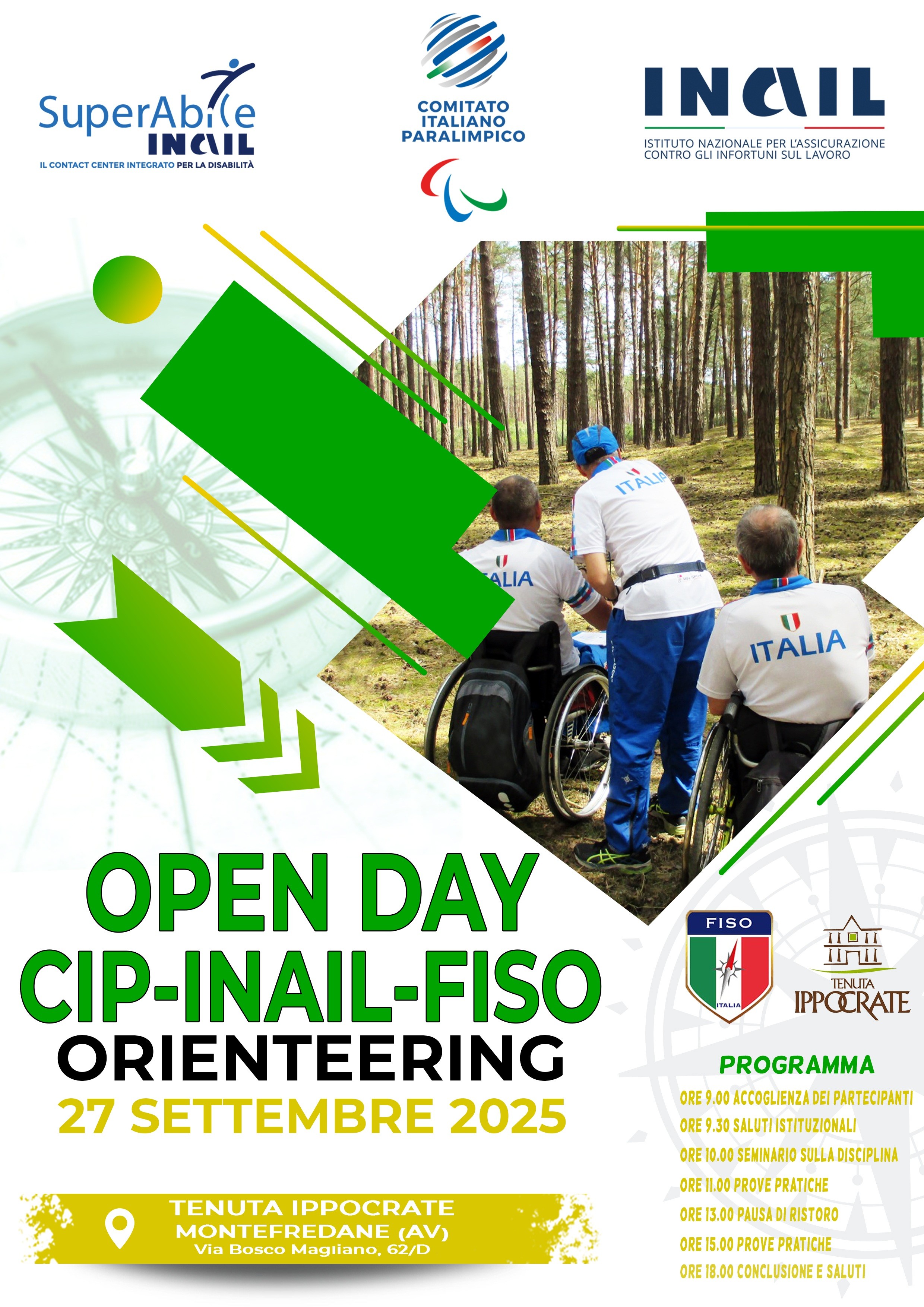 Comitato Italiano Paralimpico - Open Day Cip-Inail-Fiso di Orienteering ...