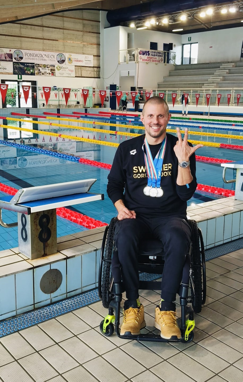 Comitato Italiano Paralimpico - NUOTO - Luca Da Prato incornicia tre ...